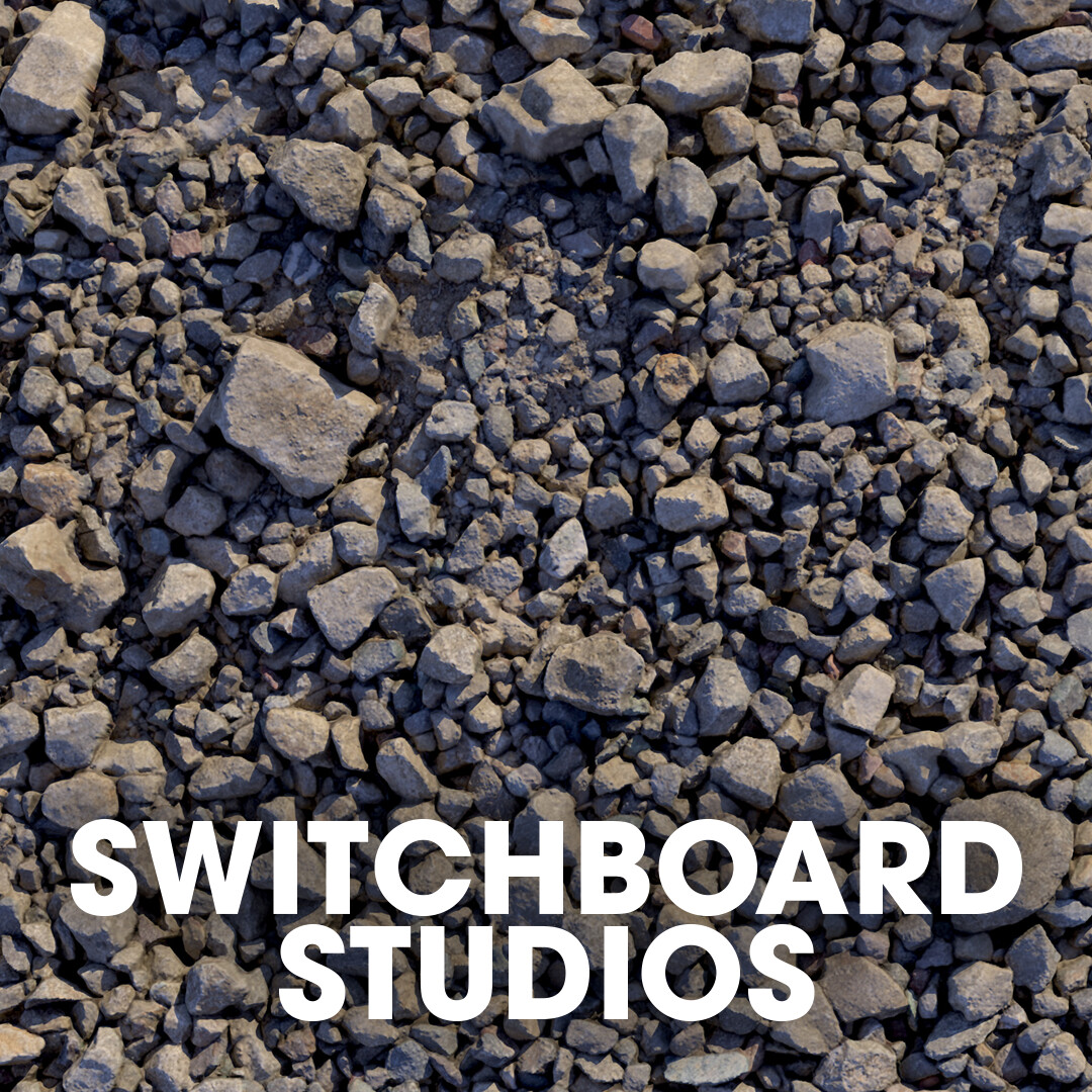 ArtStation - SWITCHBOARD - Ballast Rocks - Photogrammetry based PBR material