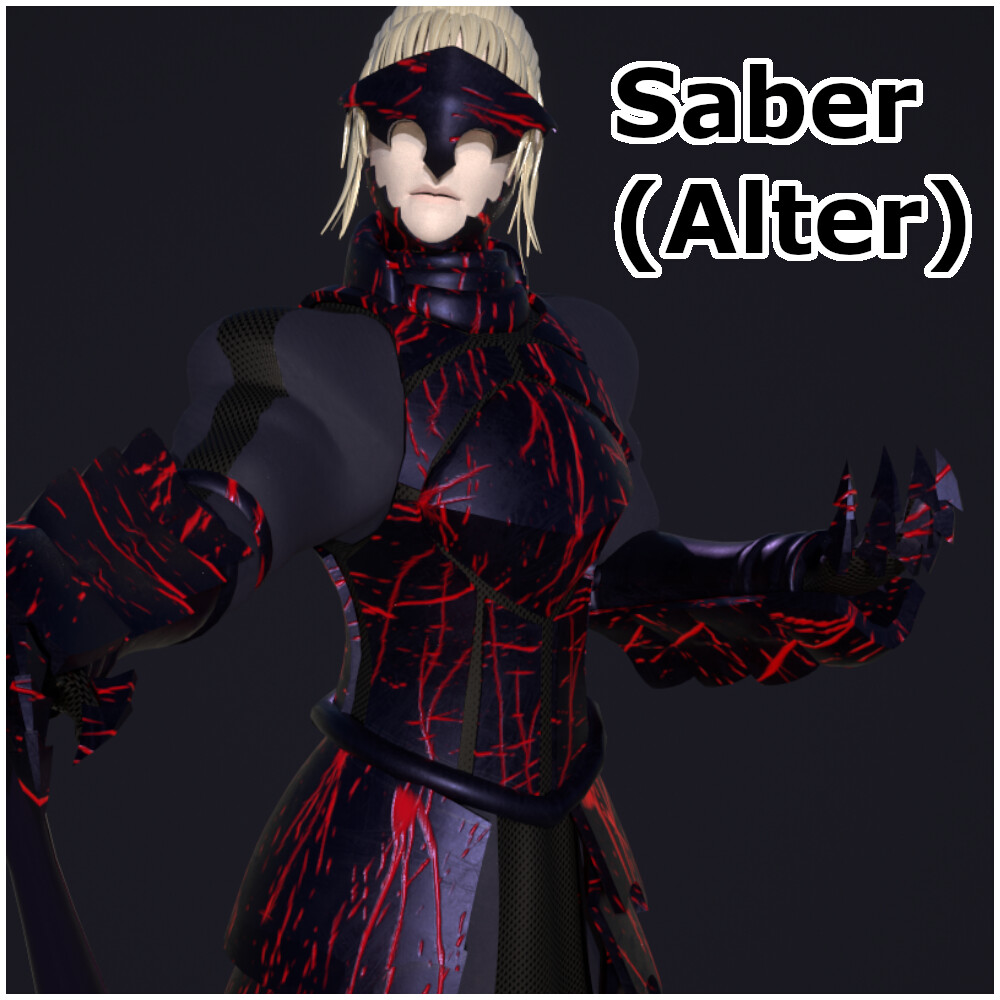 ArtStation - Saber Alter (Fan Model)