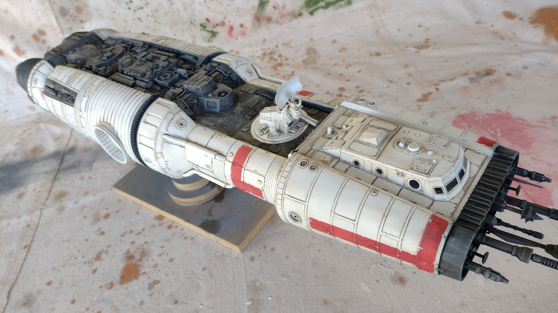 ArtStation - Science Vessel spaceship model.