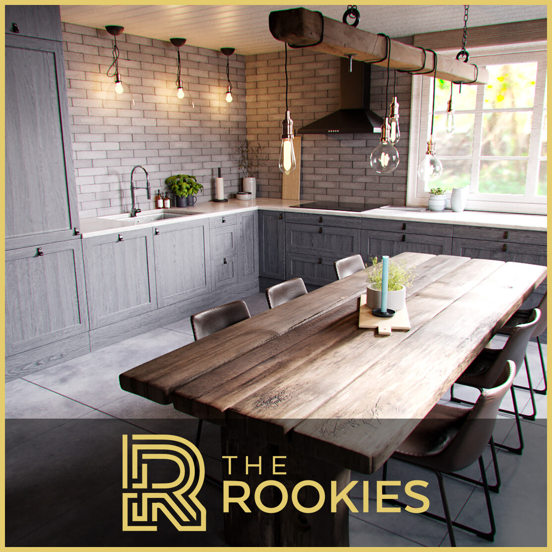 ArtStation - The Rookies Breakdown Article - Rustic kitchen