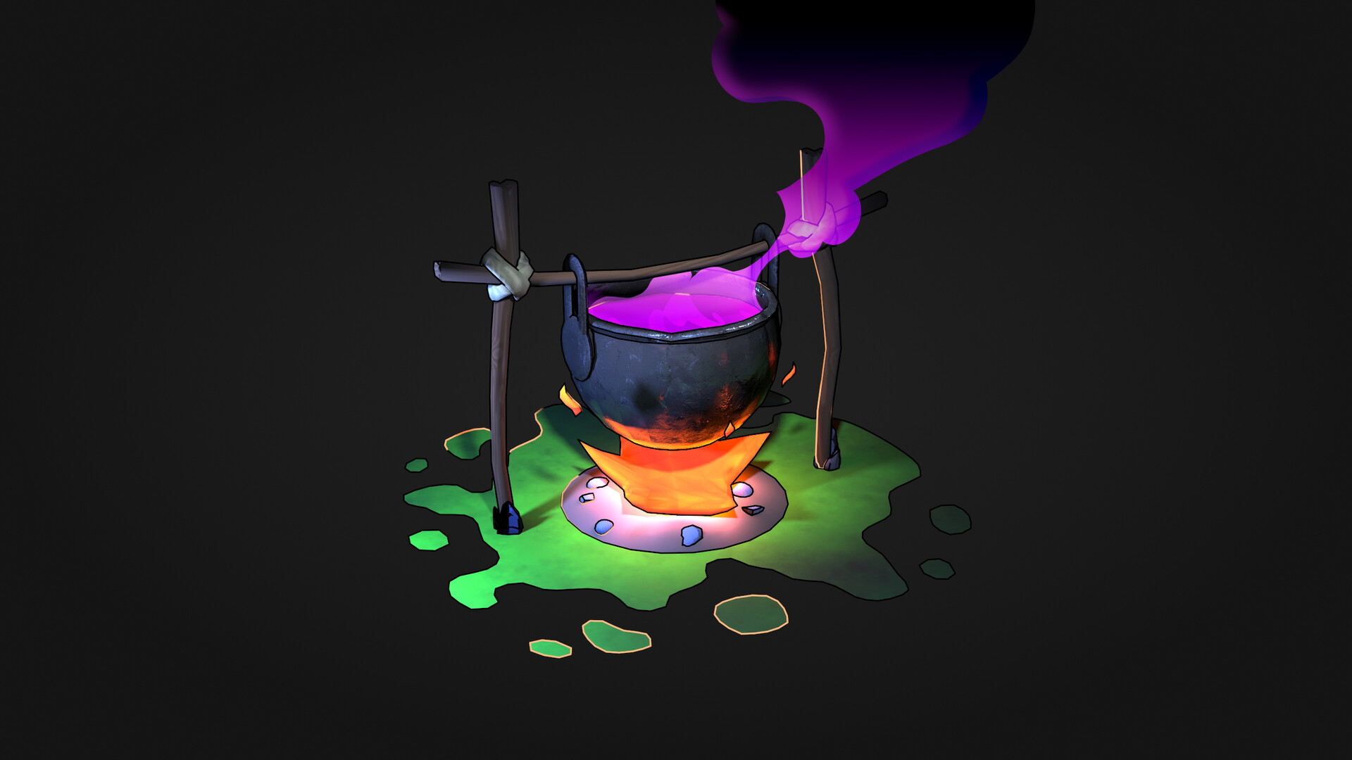 ArtStation - Poisoned cauldron