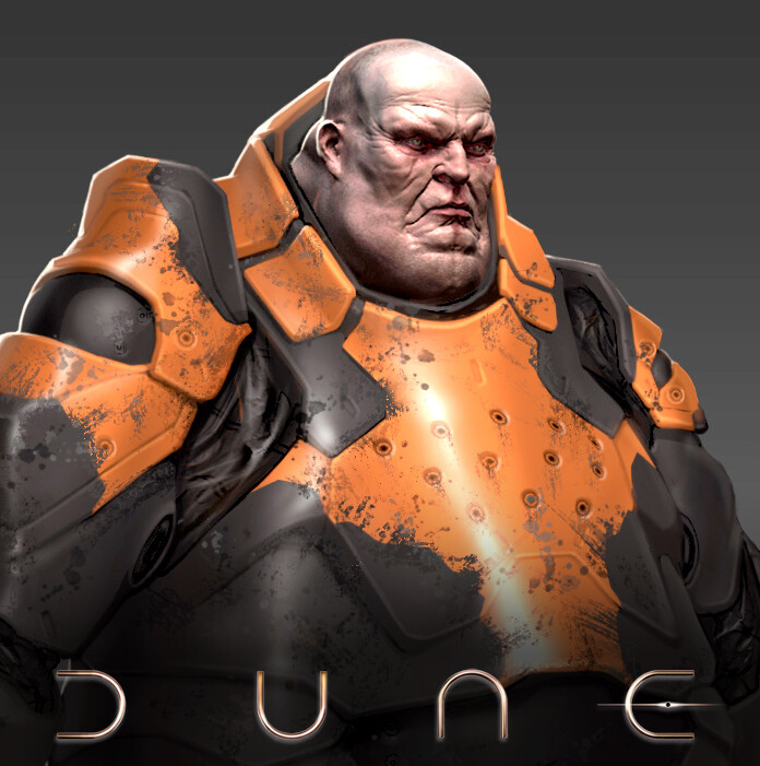 ArtStation - Baron Harkkonen's armour early design.