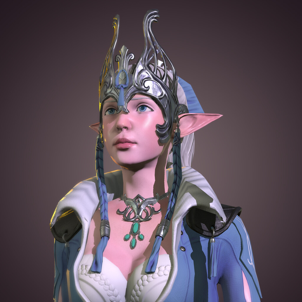 ArtStation - GART220_Queen_Elf