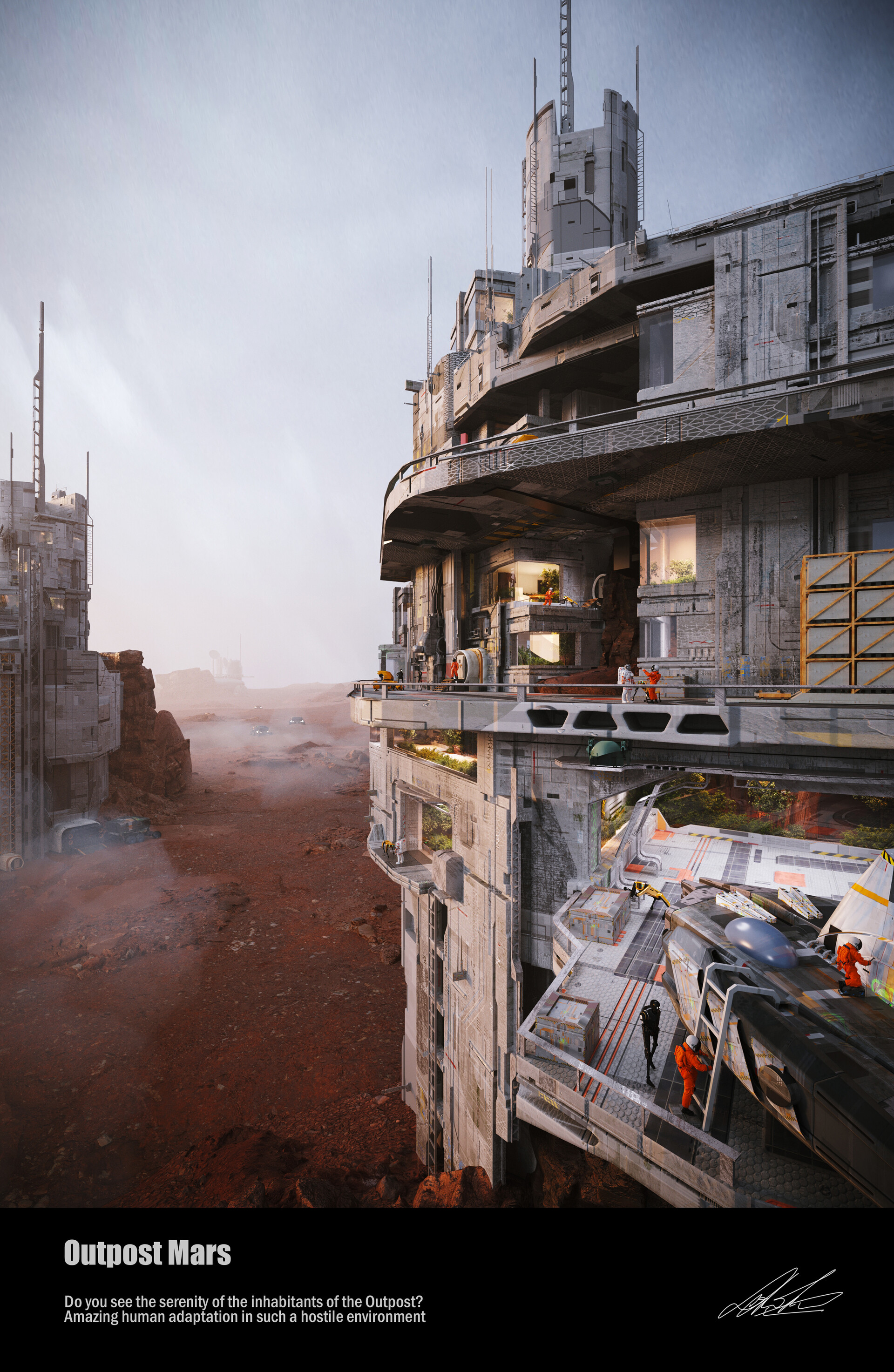 ArtStation - Outpost Mars