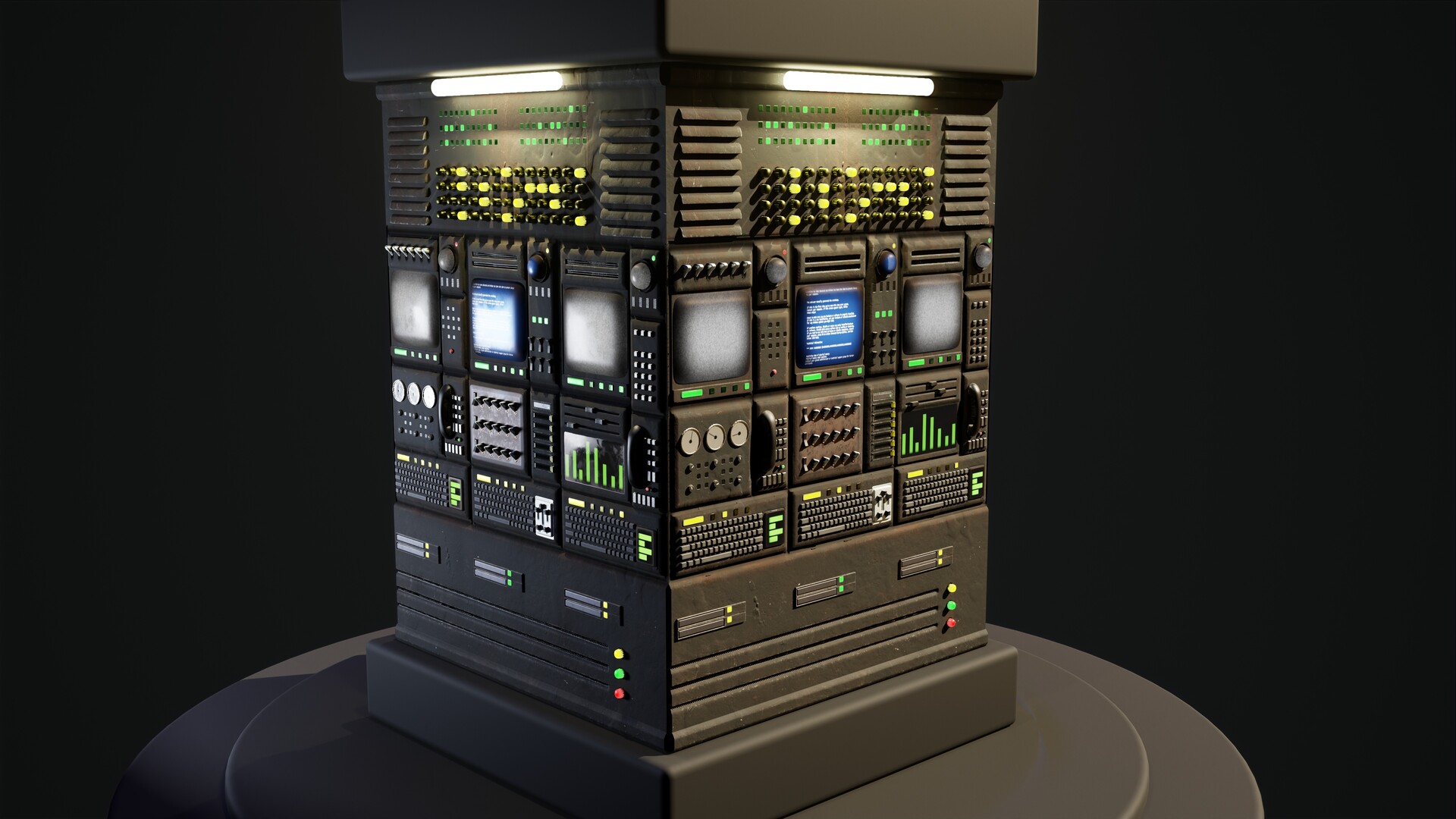 ArtStation - Half Life 1: Computer Cabinet Texture Remaster