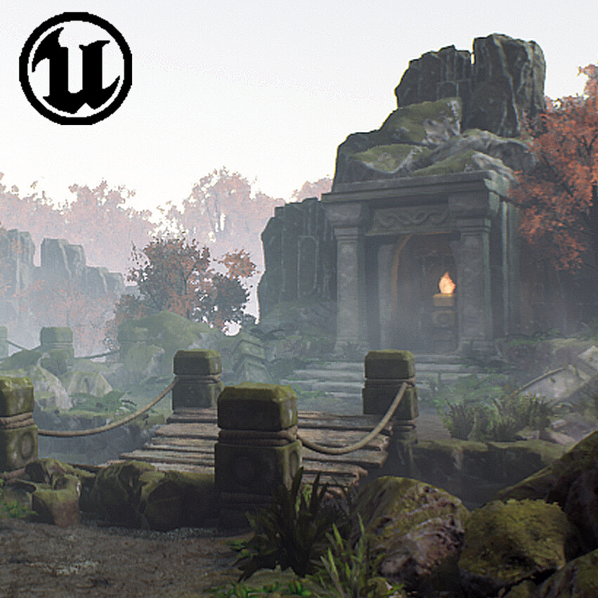 ArtStation - Temple Environment