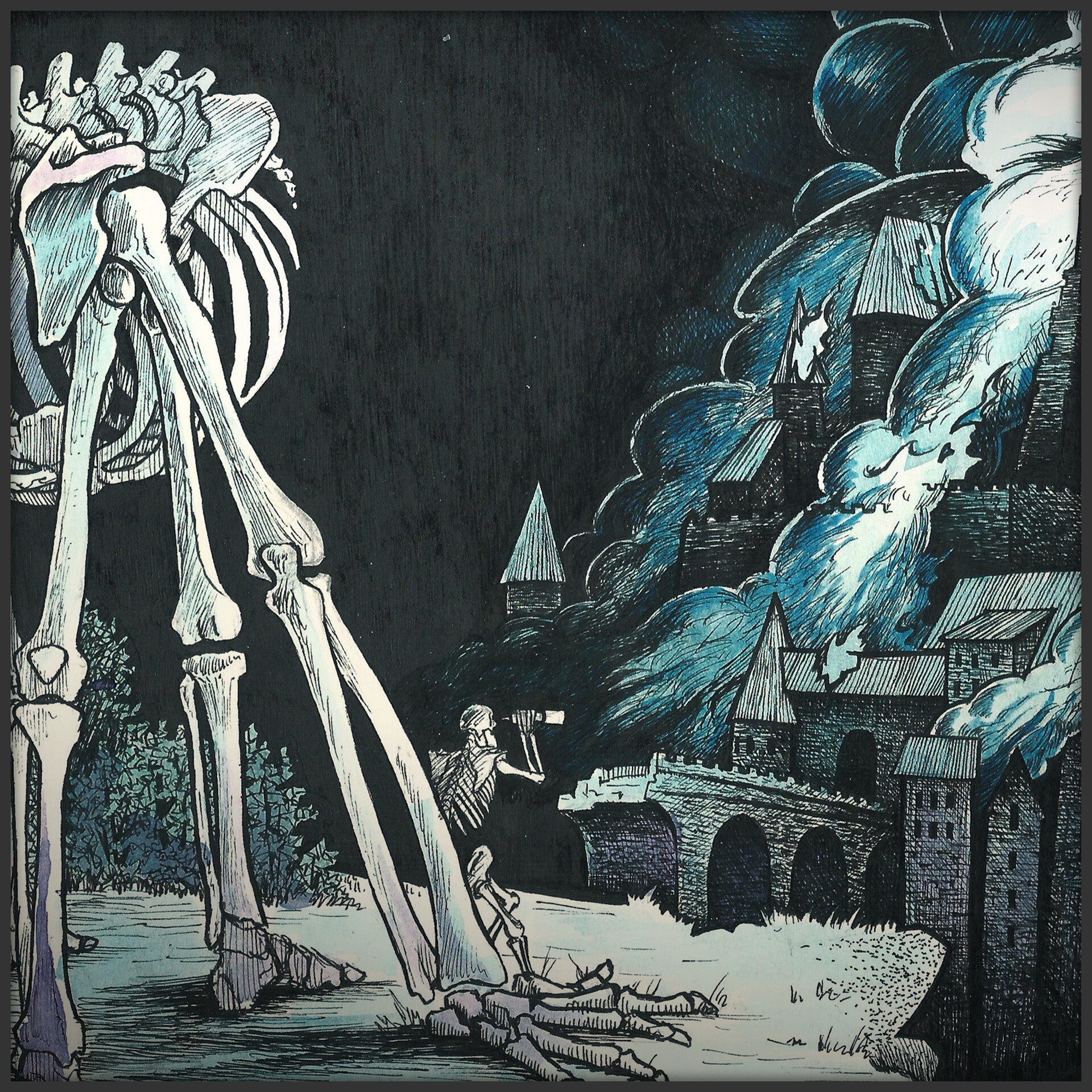 ArtStation - Skeletal trebuchet