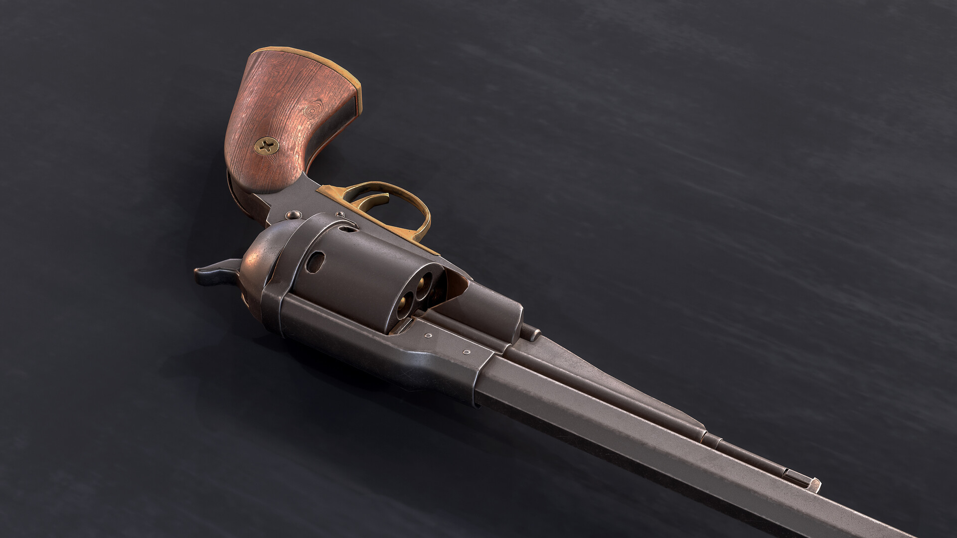 ArtStation - Remington 1858 Revolver (Realtime)