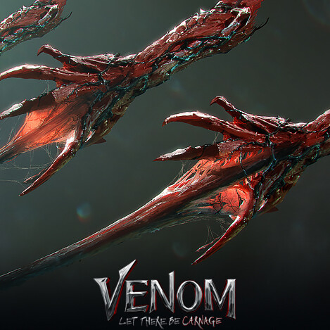 ArtStation - Venom 2 Let There Be Carnage: Carnage Arm Weapons