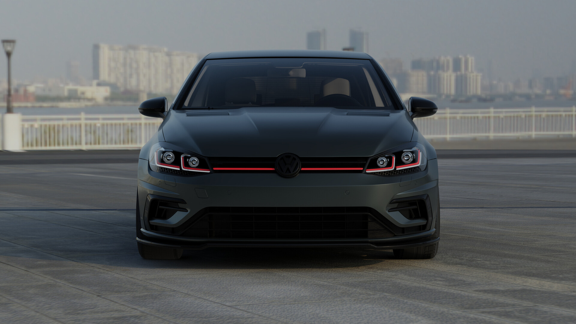 ArtStation - Golf 7 R inspired by my friends car