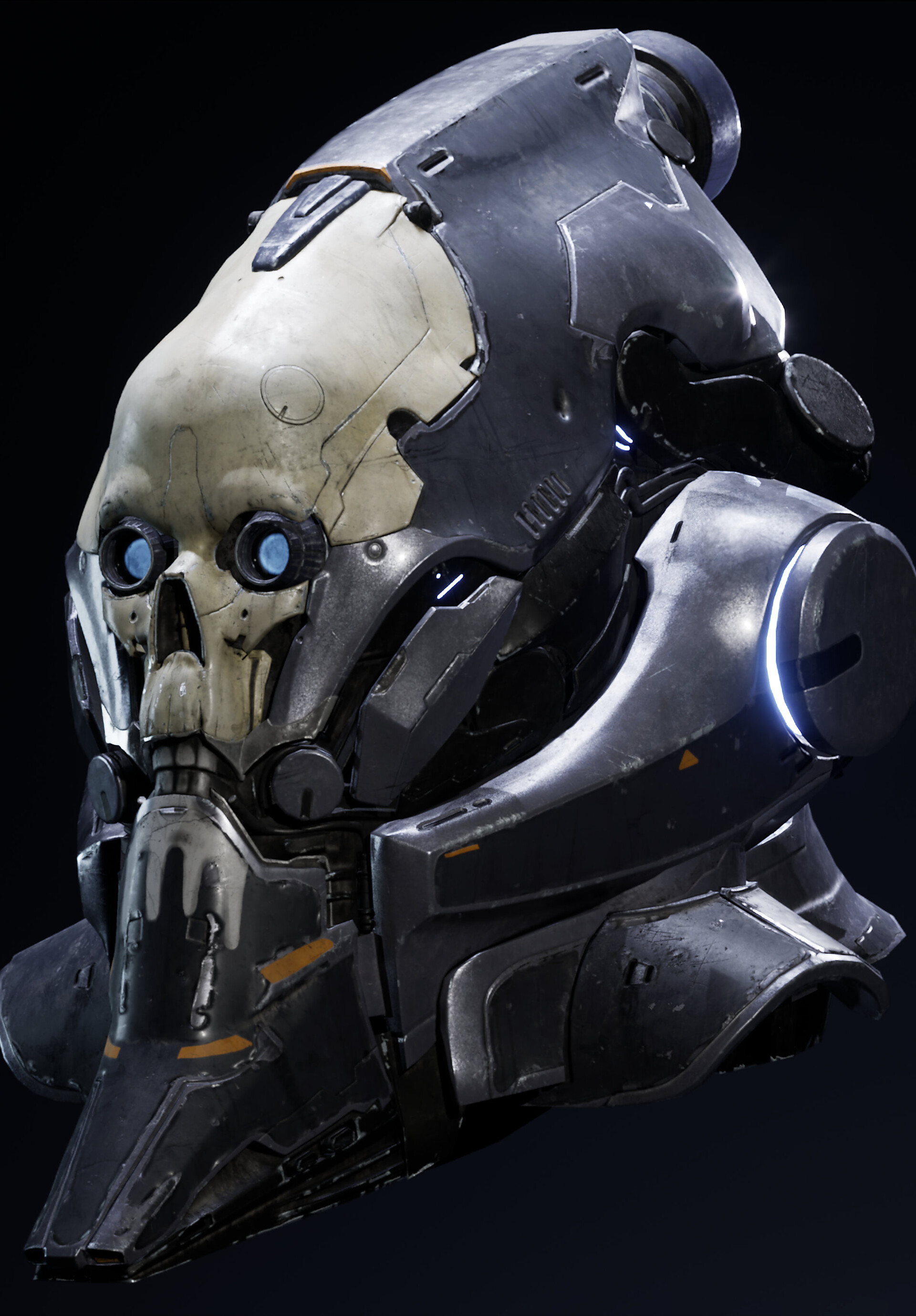 ArtStation - Mech Armor Helmet