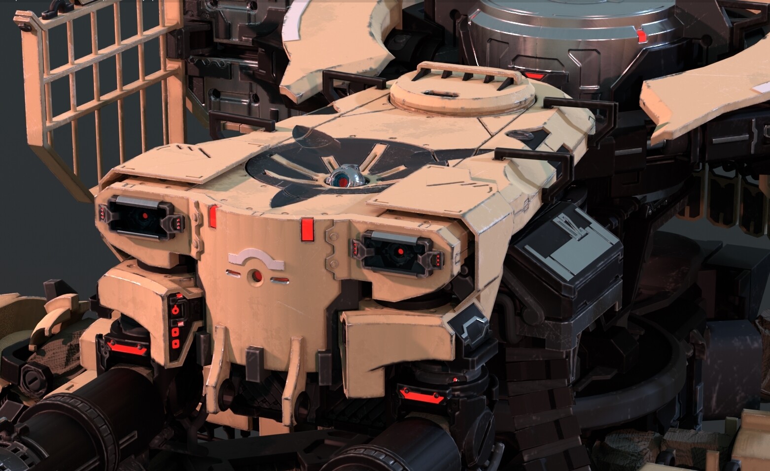 ArtStation - Ghost in the Shell Spider Tank Fan Art