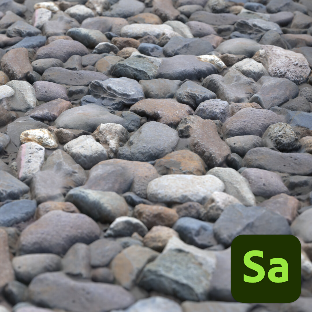 ArtStation - Pebble Material