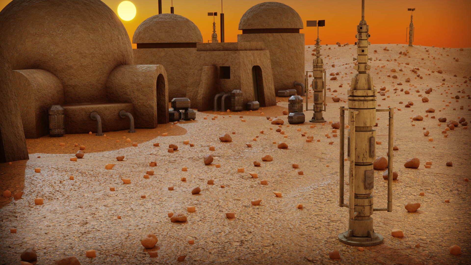 ArtStation - Sci-Fi Desert