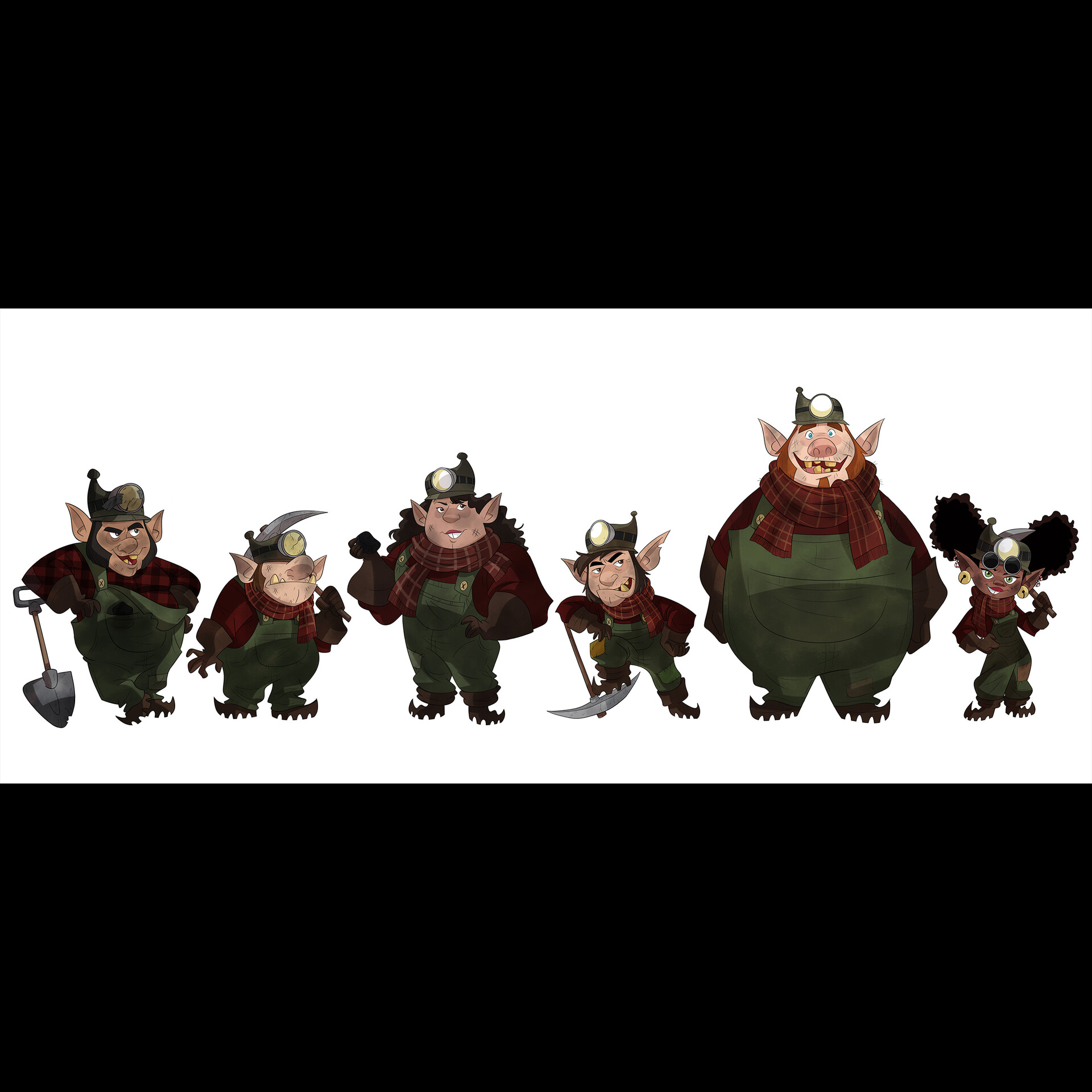 ArtStation - Coal Elves - Character Designs