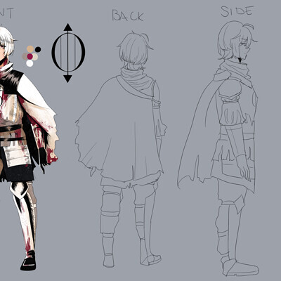 ArtStation - Player Character - Game Development Character Sheet