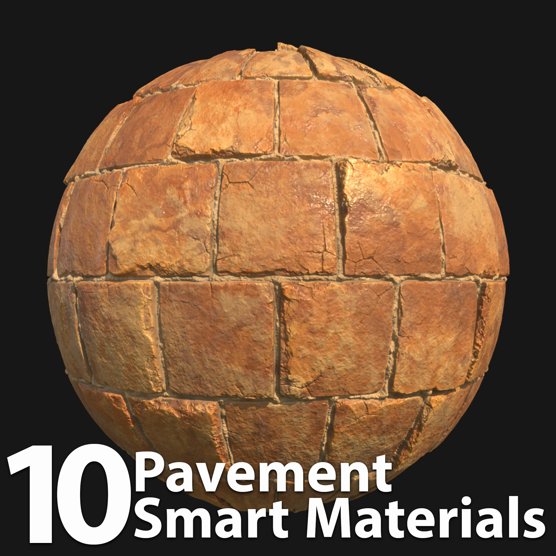 ArtStation - 10 Pavement smart materials - Substance 3D Painter