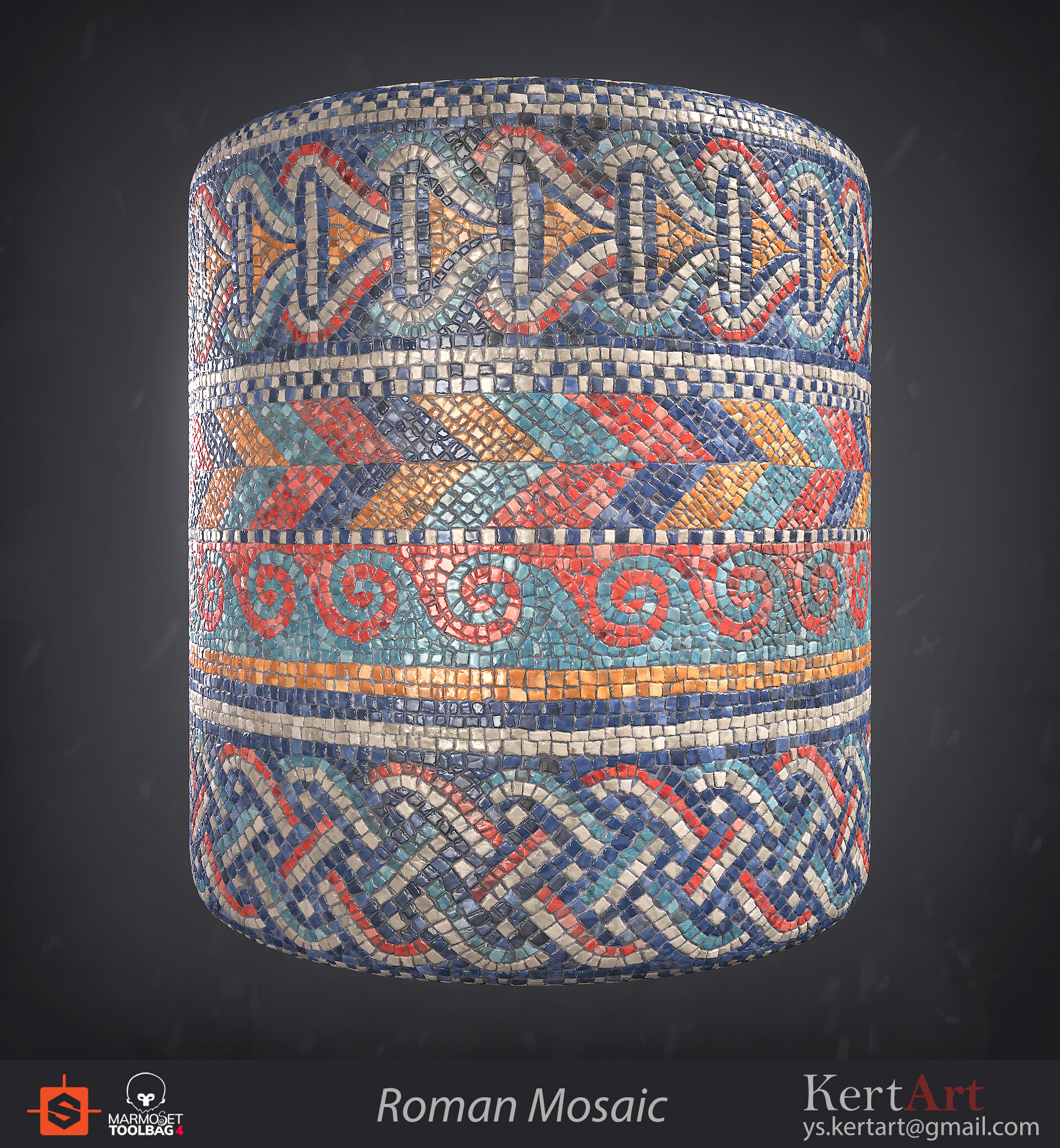 ArtStation - Roman Mosaic