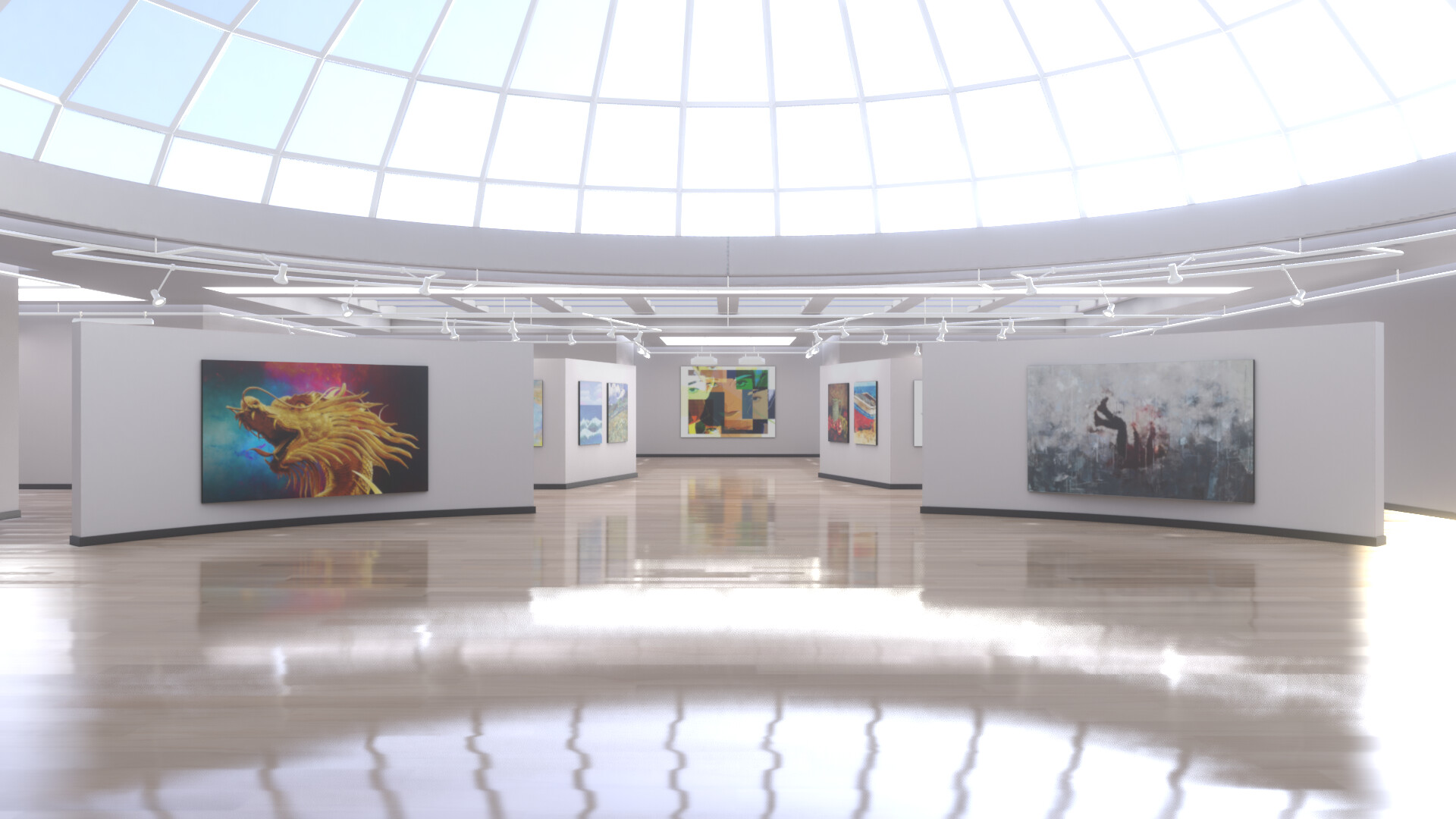 ArtStation - VR Gallery - DeAnj - Product and NFT Showcase