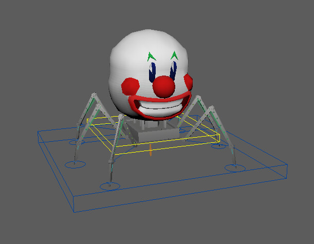 ArtStation - Spider Clown - Rig and Animations