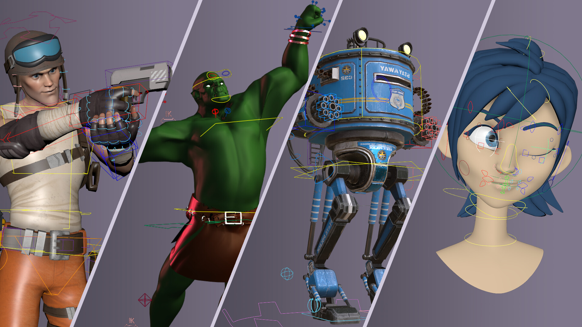 ArtStation - Character Rigging and Maya Tools Reel