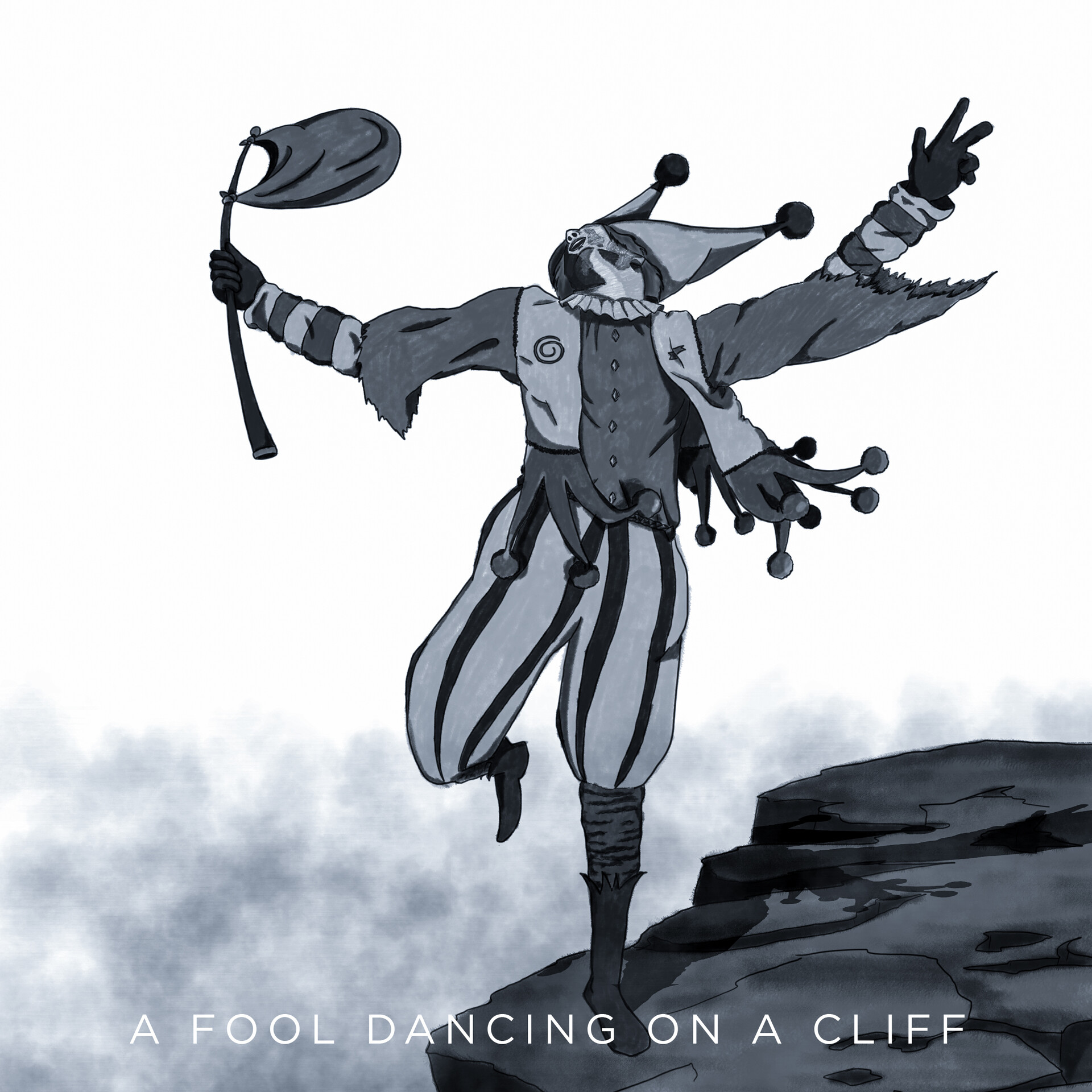 ArtStation - Digital Painting (2019) - A Fool Dancing on a Cliff