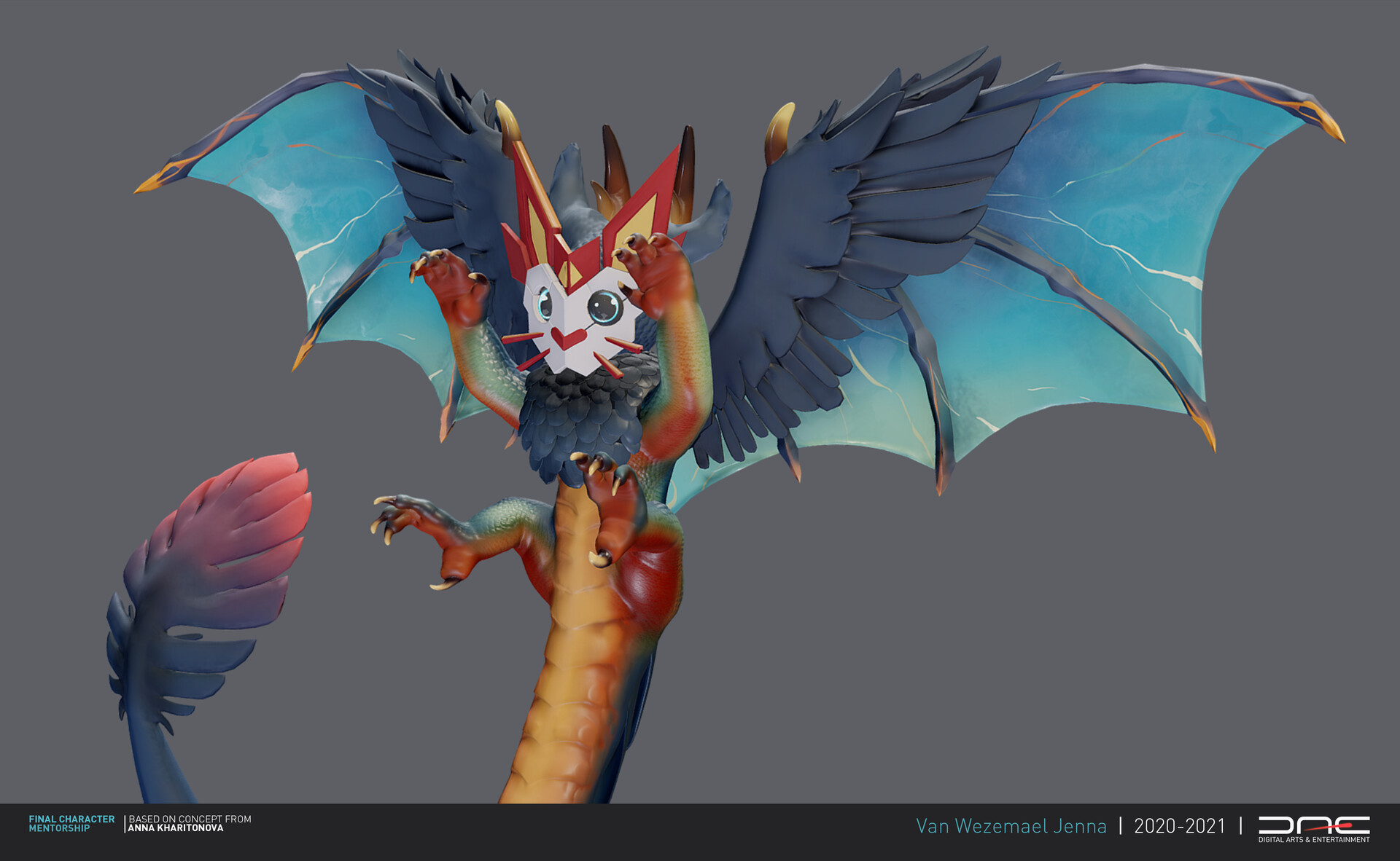 ArtStation - Masked Dragon