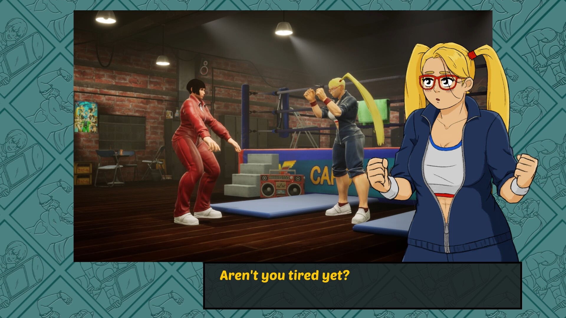 ArtStation - Street Fighter Animation - Visual Novel Mockup