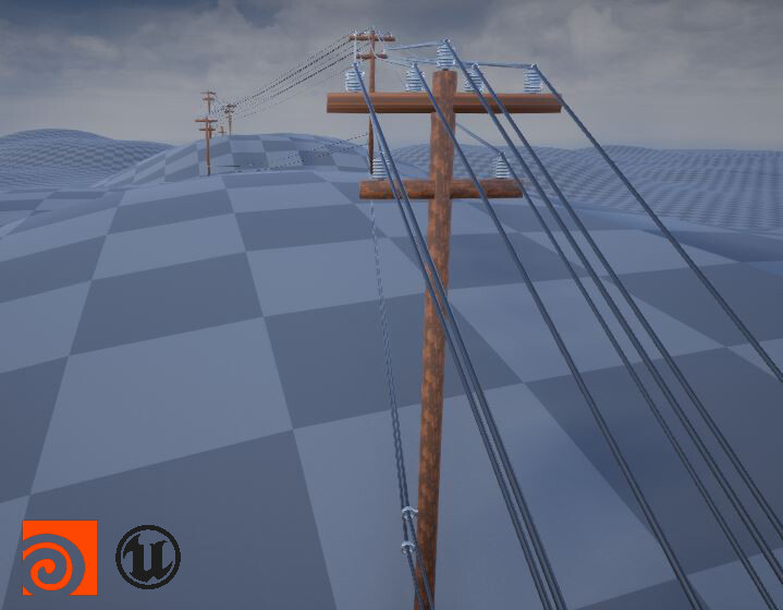 ArtStation - Power Lines - Houdini Digital Asset