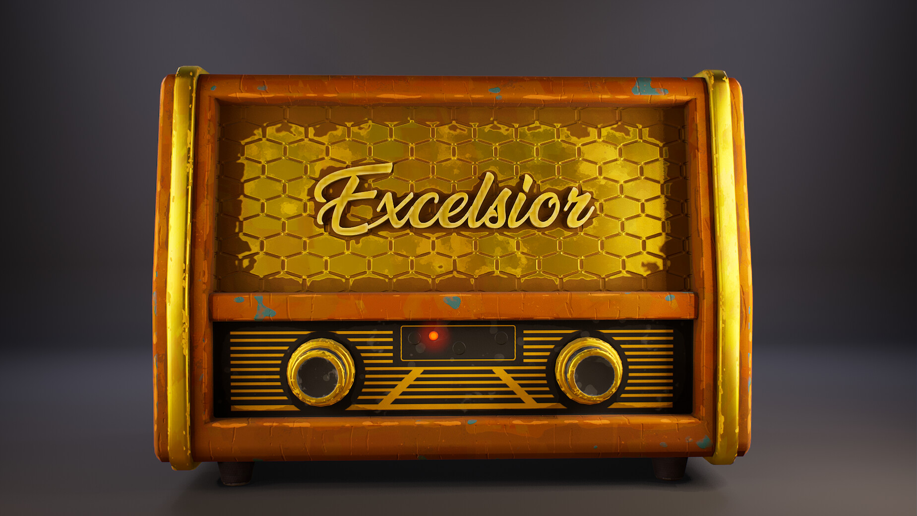 ArtStation - Stylized Radio Vintage!