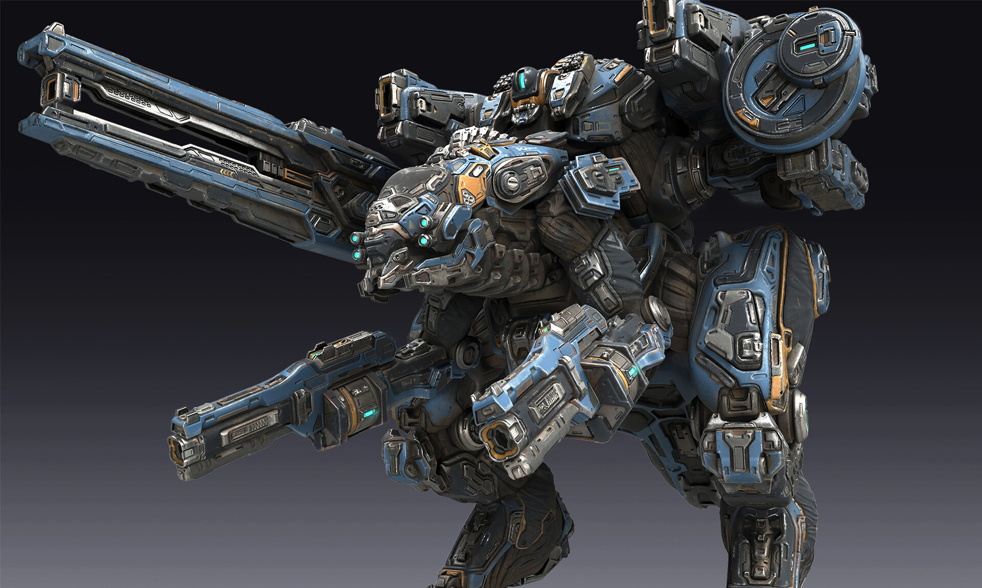 ArtStation - Mechanical Design AGM-03 Rex