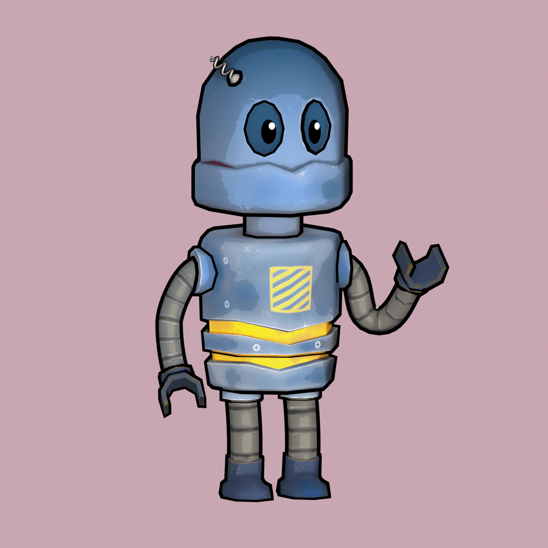 ArtStation - Splitted robot