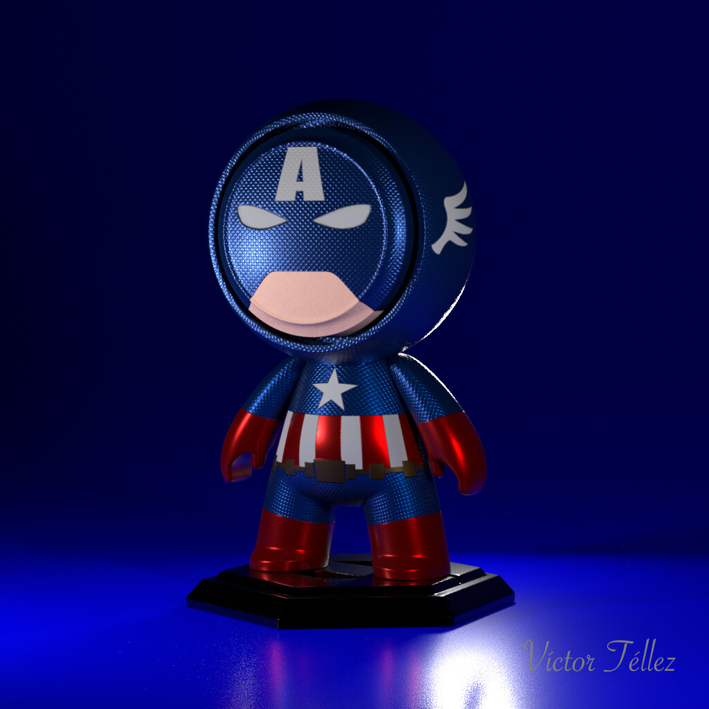 ArtStation - Captain America Textures