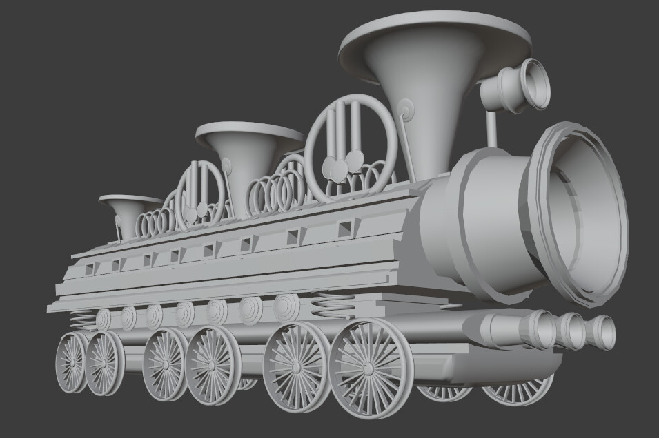 ArtStation - musical train