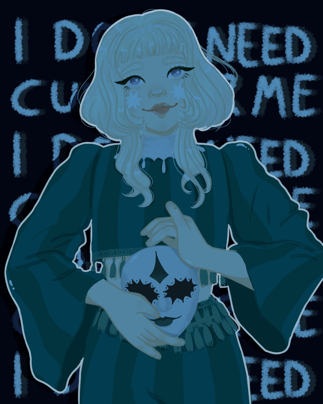 ArtStation - Drawing from the promotional art of Cure for me