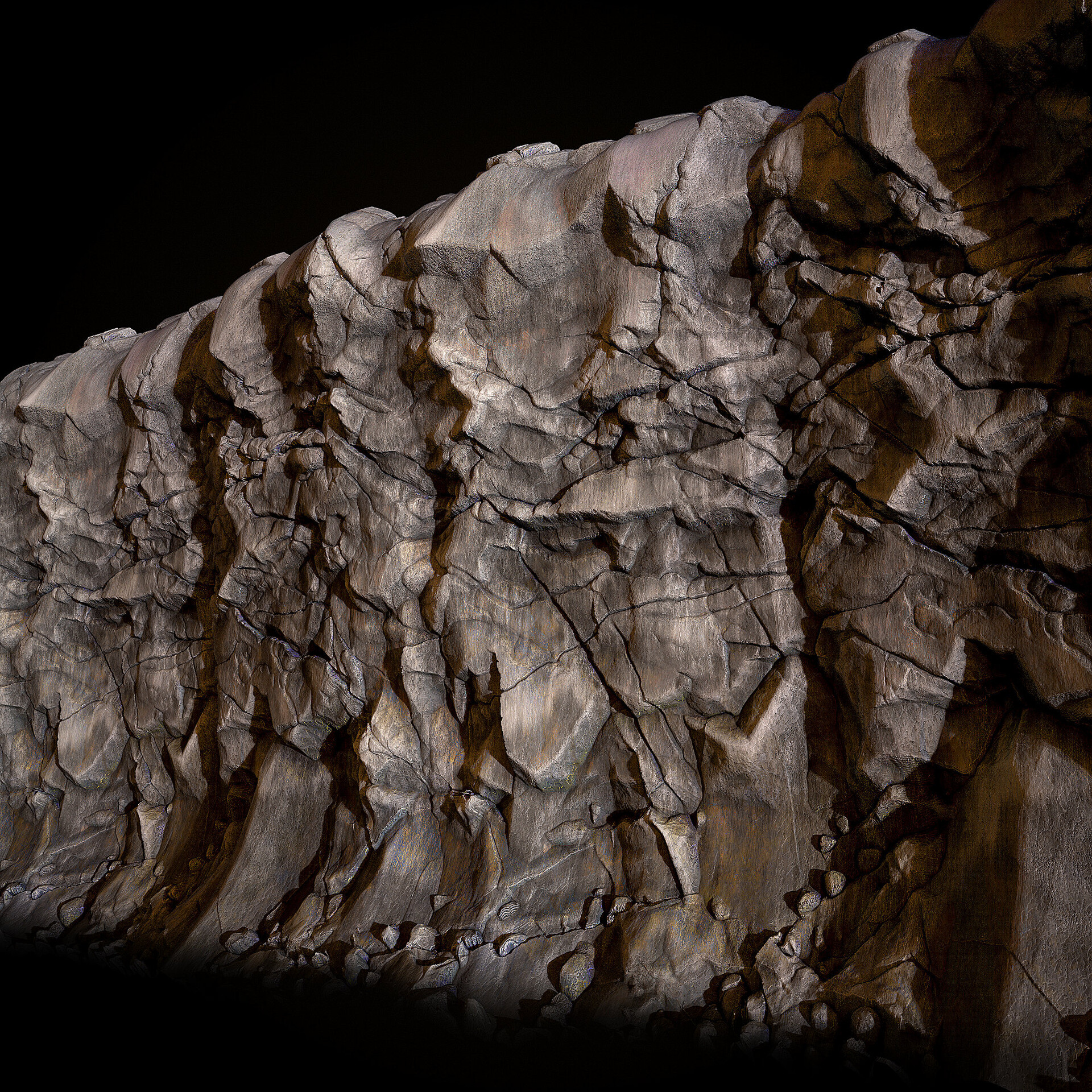 ArtStation - Rocky wall