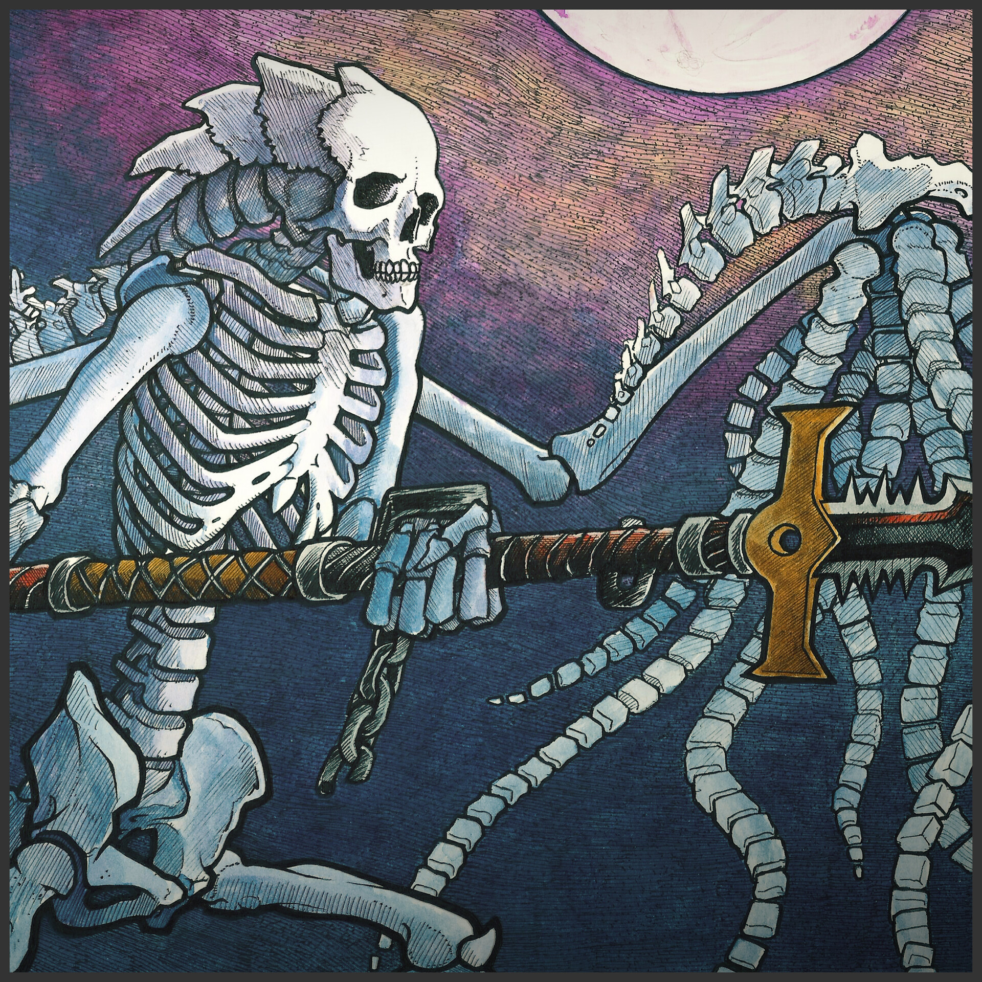 ArtStation - Skeleton creature