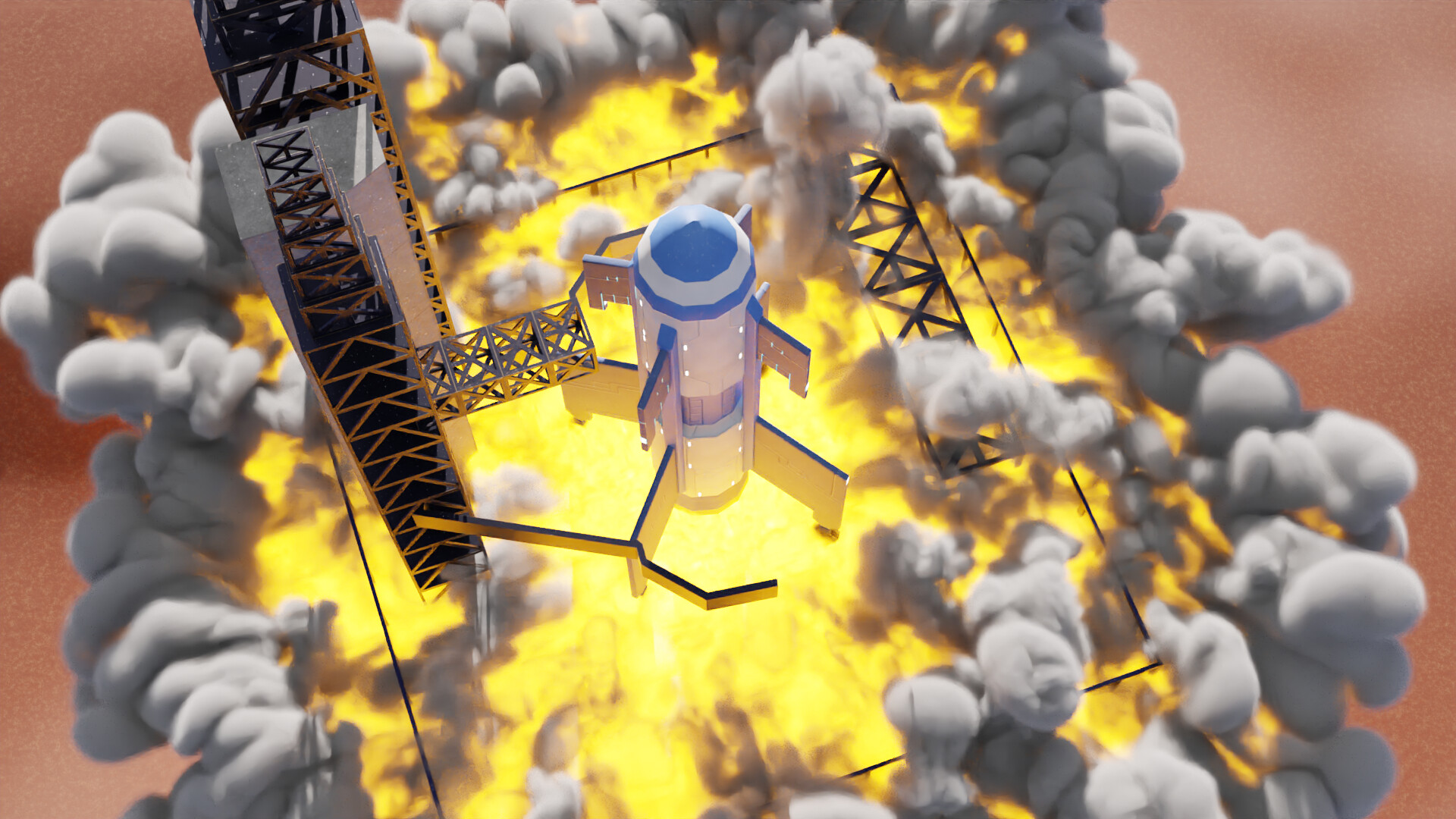 ArtStation - Rocket Launch