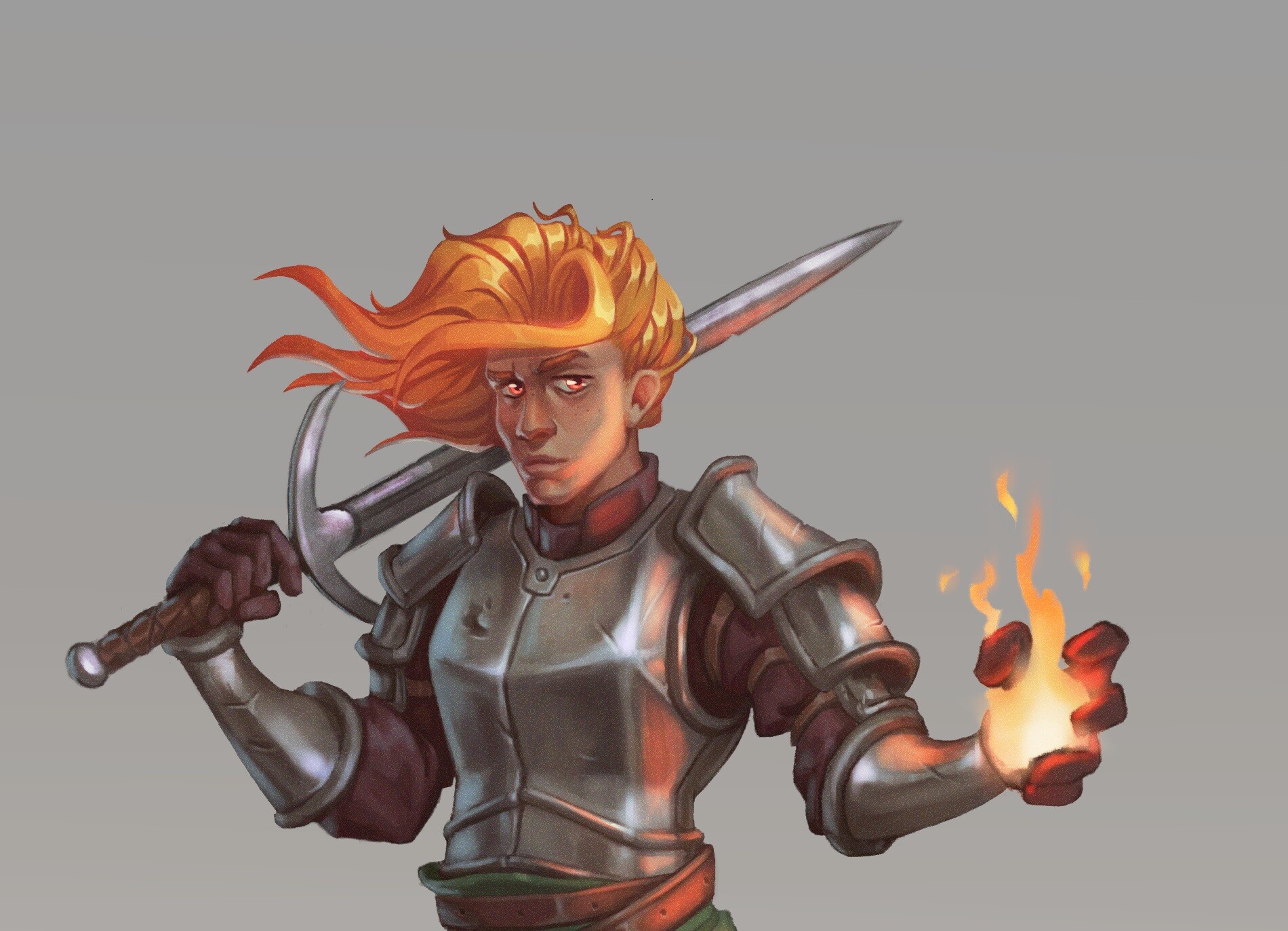 ArtStation - Pyro Warrior