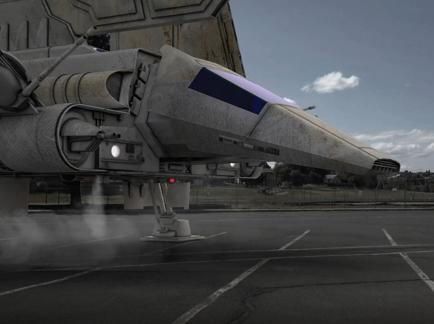 ArtStation - 3D Imperial Shuttle - Droid - Myself