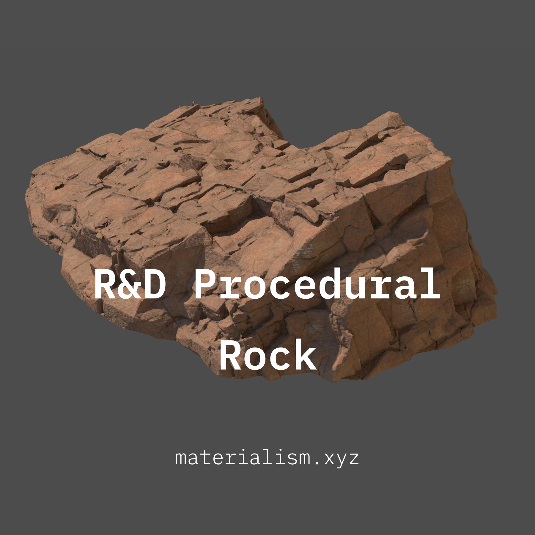 ArtStation - R&D Procedural Rock 1