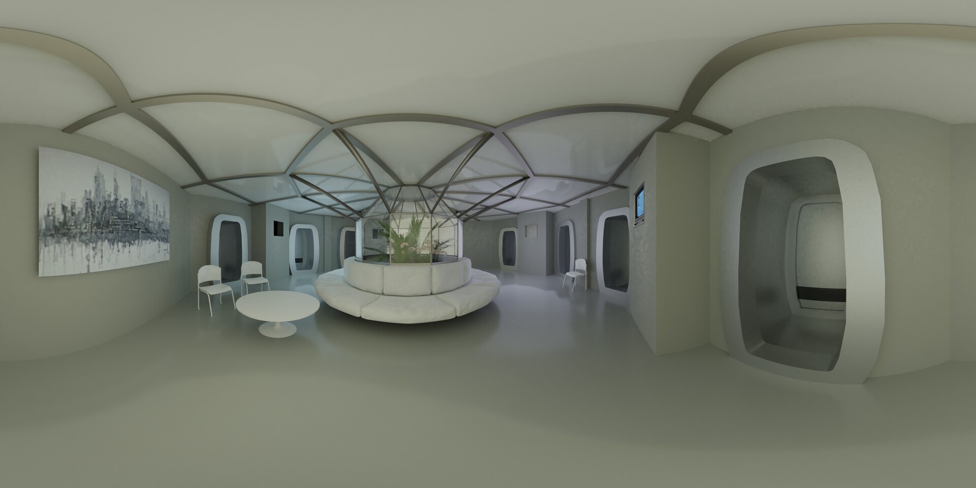 ArtStation - Moonbase Central Park (UFO TV series)