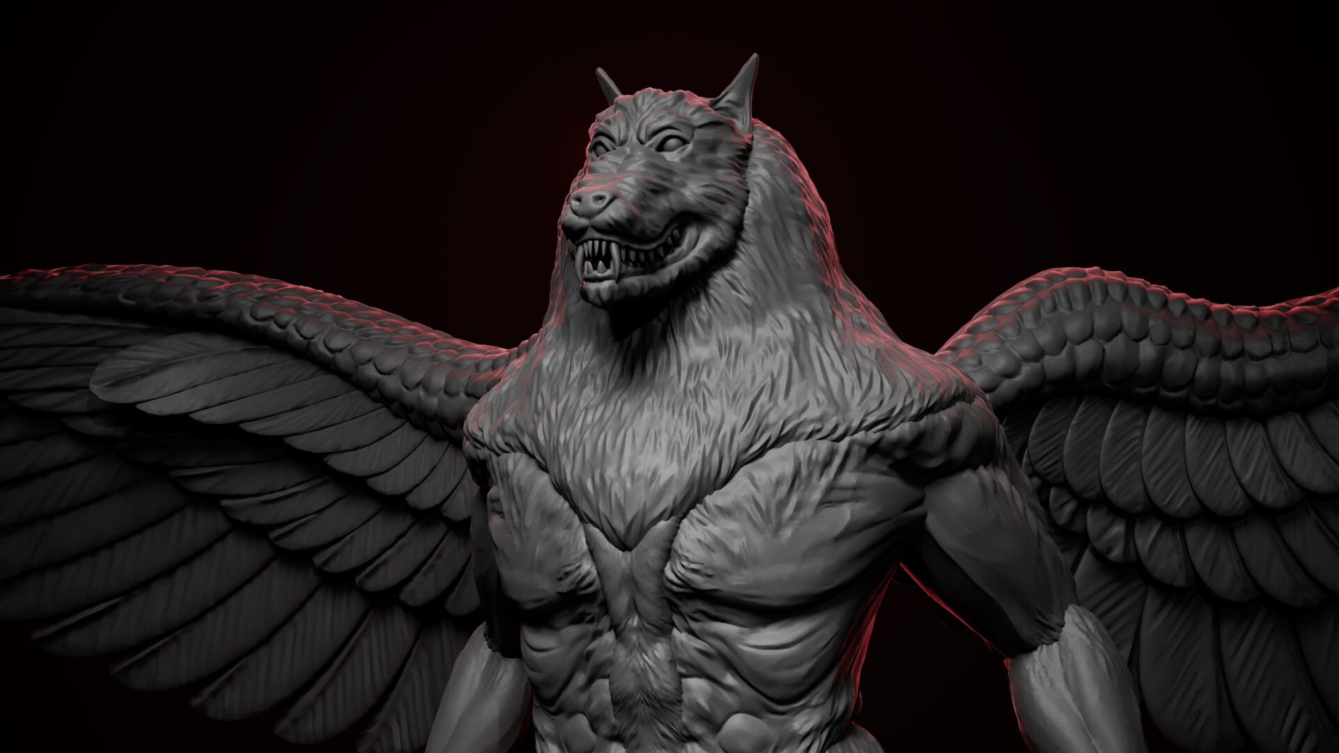 ArtStation - Werewolf Sculpt