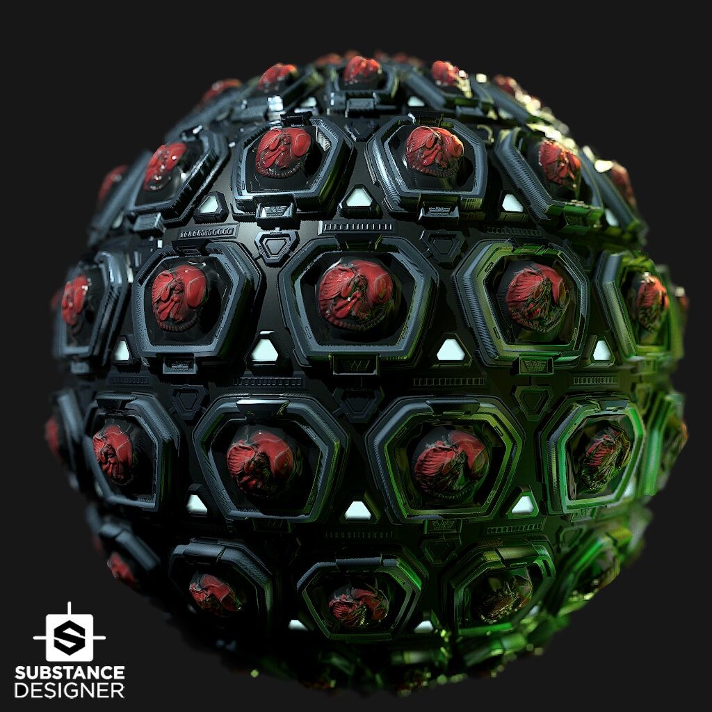 ArtStation - Sealed Xeno Embryo