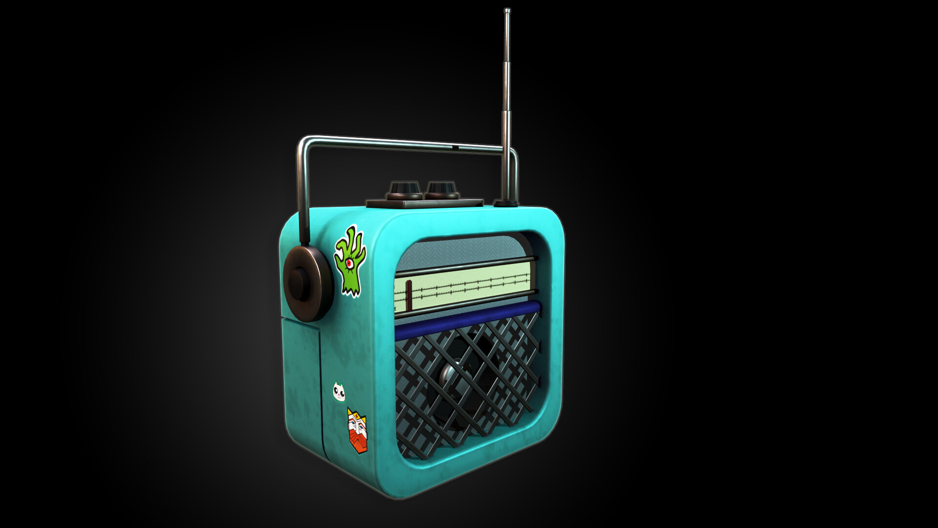 ArtStation - Stylized Radio