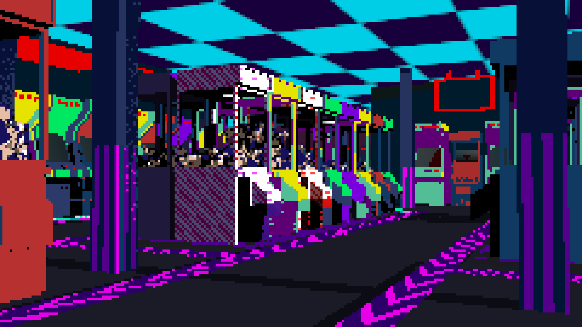 ArtStation - Moyens Heros - Gulli animated Film - Arcade room