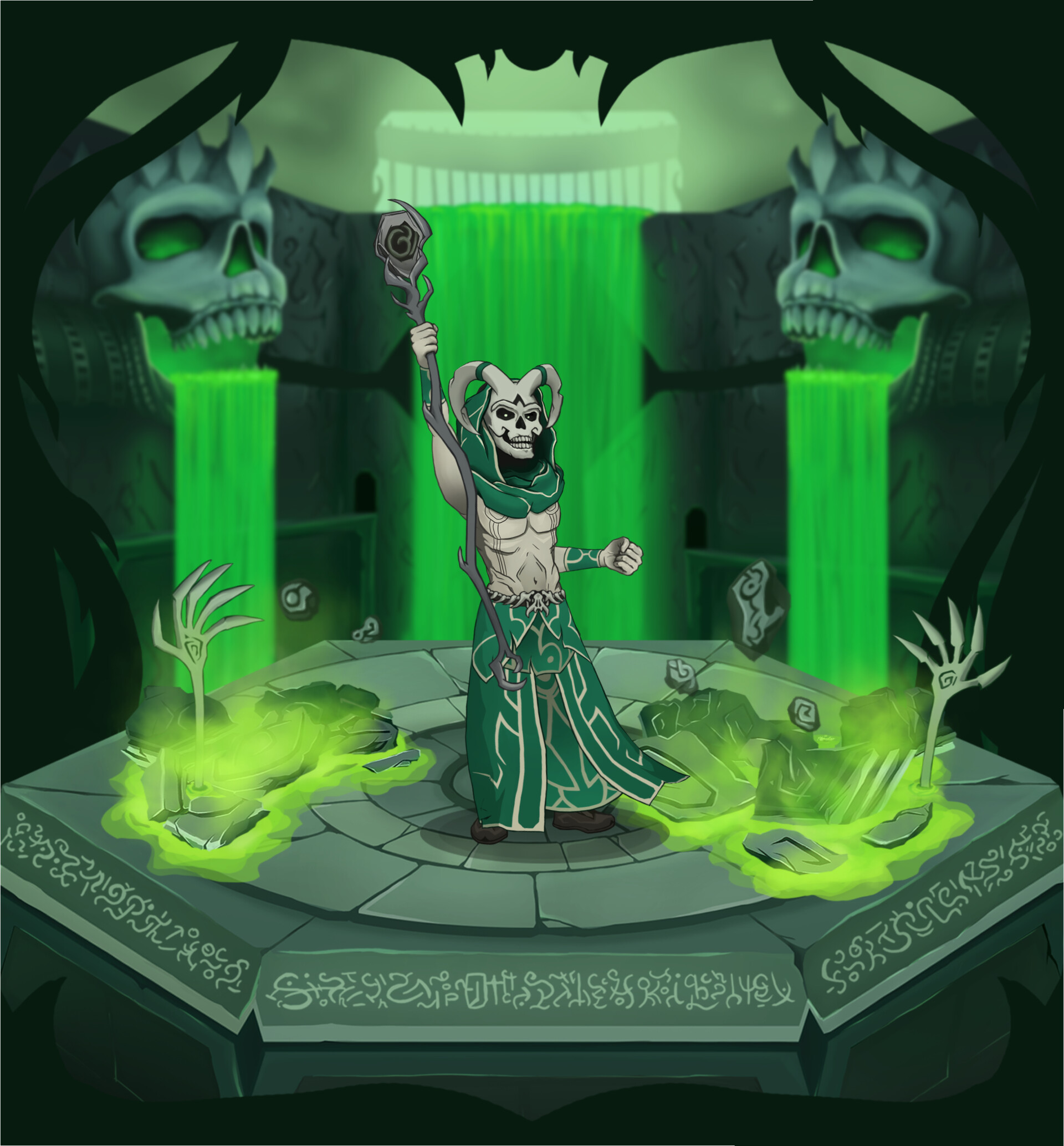 ArtStation - Necromancer animation