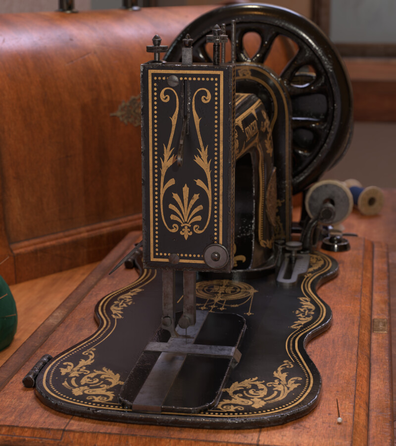 ArtStation - Singer 12k Sewing Machine