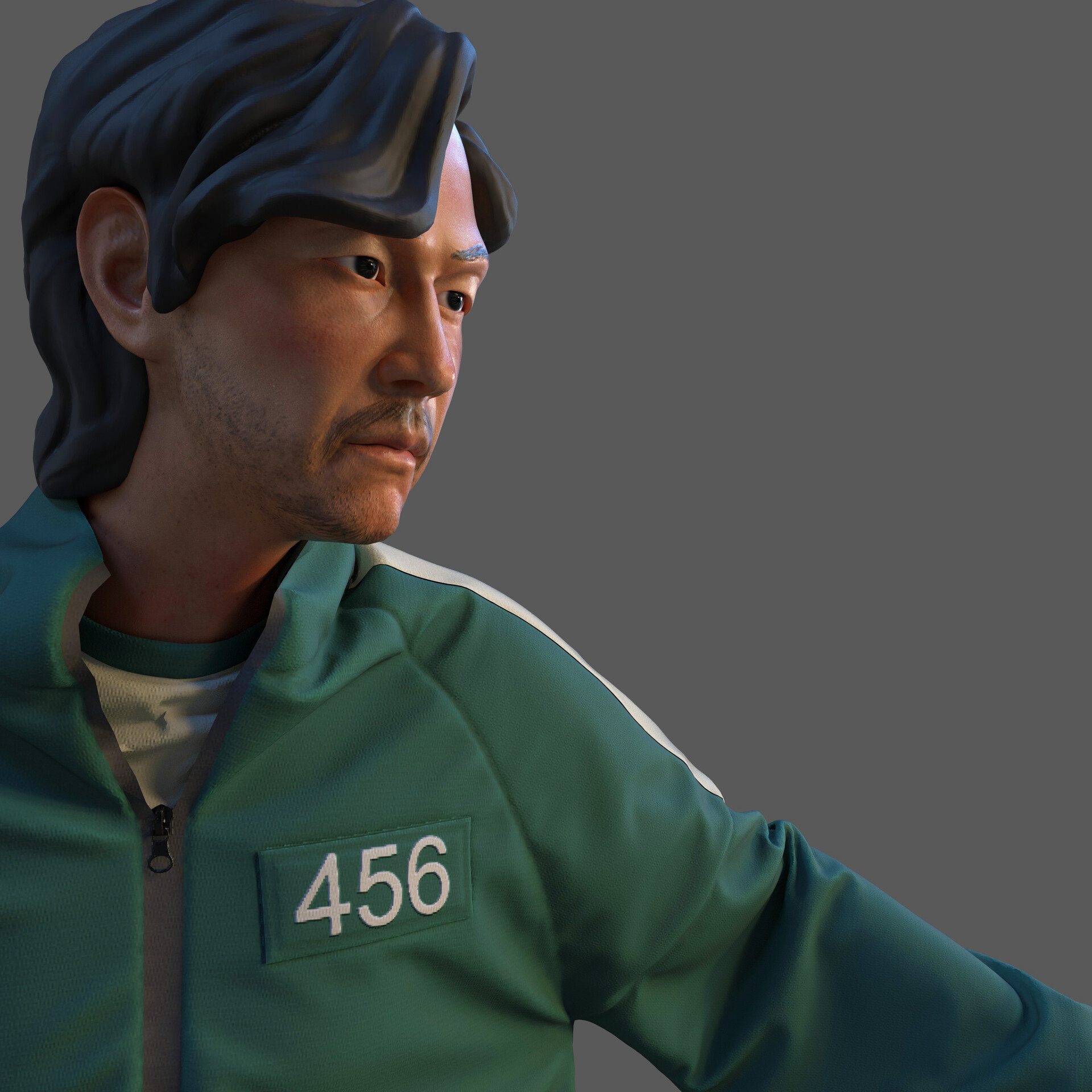 ArtStation - Player 456 - Squid Game-Lee Jung-jae