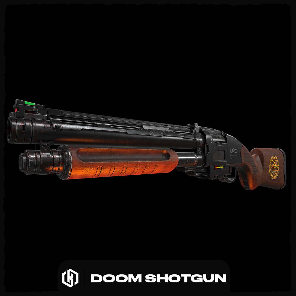 ArtStation - DOOM Shotgun